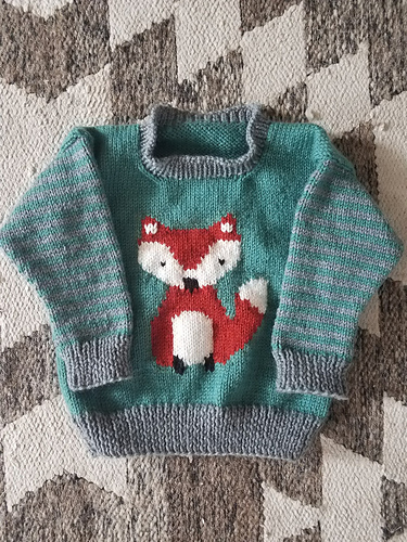 Ravelry: Fox Pullover pattern by Gail Pfeifle, Roo Designs