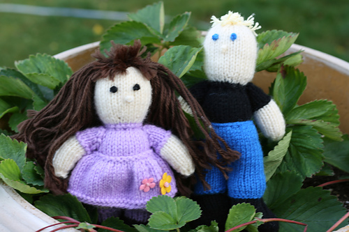 Ravelry: Tiny Knitted Dolls for Kids pattern by Janet Clark
