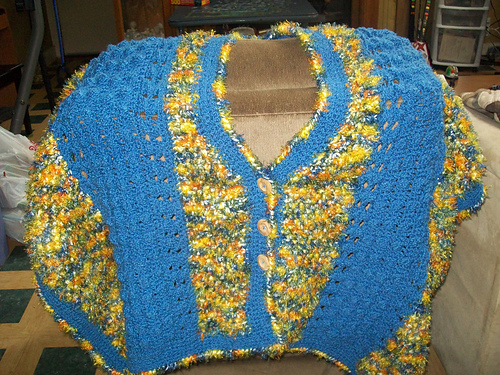 Ravelry: Aran Toggle Wrap pattern by Nazanin S. Fard