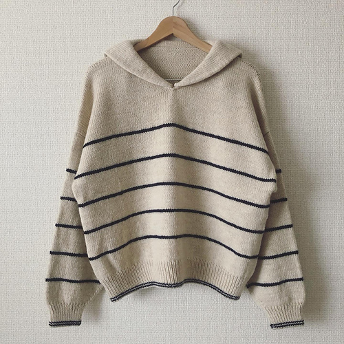 Ravelry: Sail On Sailor Sweater pattern by Kukiko Inoue