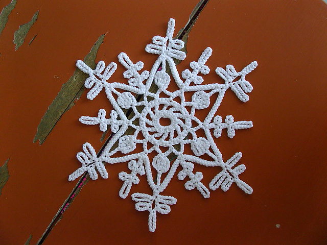 Ravelry: Light-as-a-feather Snowflakes: Snowflake B pattern by Better ...