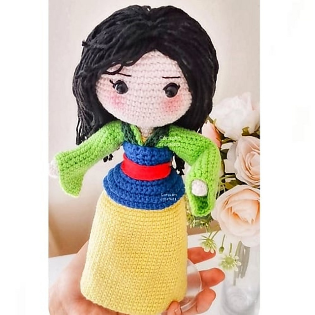 Ravelry: Mulán amigurumi pattern by Sandra moreno