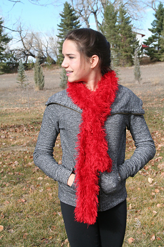 Ravelry: Knit for a Cause Fun Fur Scarf pattern by Lion Brand Yarn