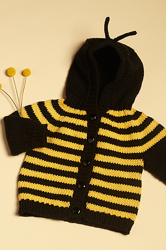 Ravelry: Bumble Bee Cardigan pattern by Kyoko Nakayoshi