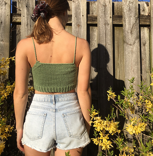 Ravelry: Key to the Heart Crop Top pattern by Courtney Roark