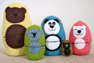 Ravelry: WrapNTurnNC's Nesting Bears