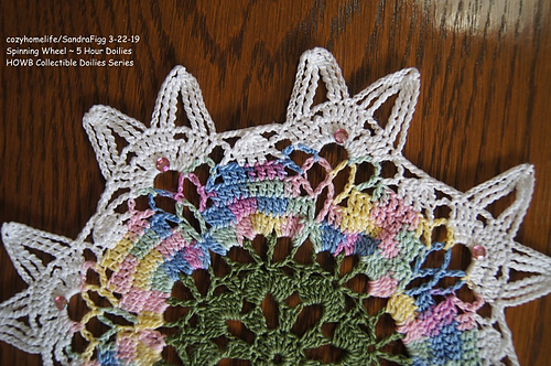 Ravelry: Spinning Wheel pattern by Josie Rabier