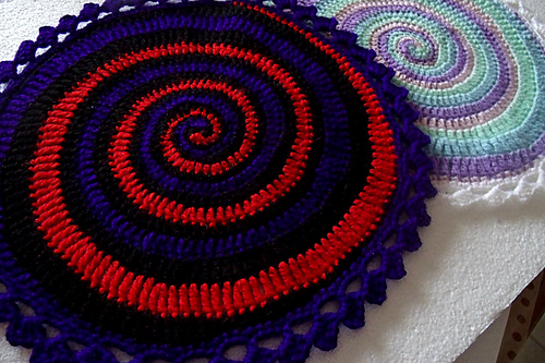 Ravelry: Four Tone Spiral Mandala pattern by Augenia (Jenny) Lawson