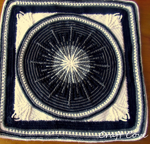Ravelry: Sunburst Mandala Cushion pattern by Augenia (Jenny) Lawson