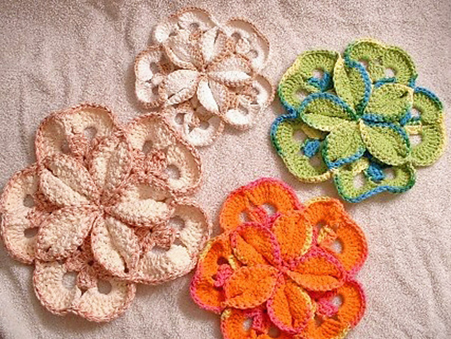 Ravelry: Spring Flower Applique pattern by Jenny Newman