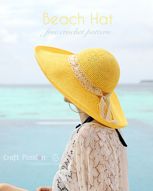 Ravelry: Raffia Beach Hat pattern by Joanne Loh