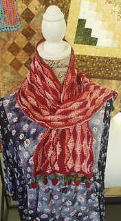 Ravelry: Strawberry Ripple Scarf pattern by Allyson Rischbieter