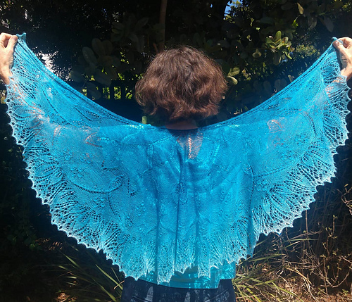 Ravelry: Dreaming of Spring Lace Shawl pattern by Annemarie Wright