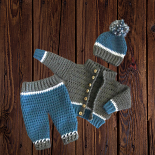 Ravelry: Boy blue sweater set pattern by DWC