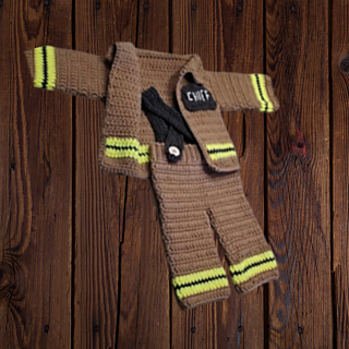 Ravelry: Crochet fireman jacket & set pattern by DWC