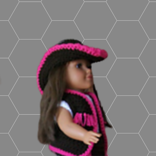 Ravelry: 18" doll cowboy outfit, #101 pattern by DWC