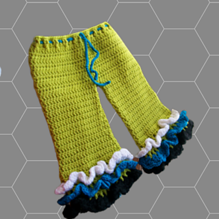 Ravelry: Girls ruffled pants, #78 pattern by DWC