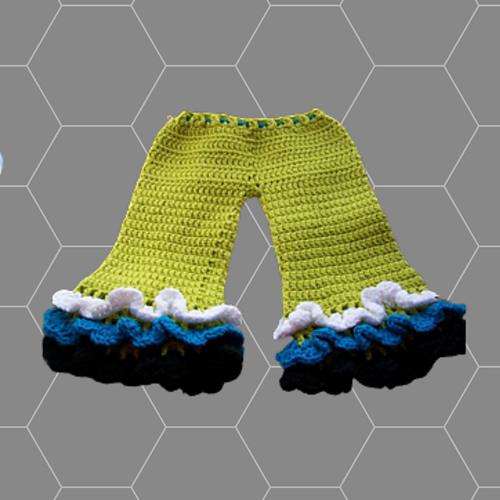 Ravelry: Girls ruffled pants, #78 pattern by DWC