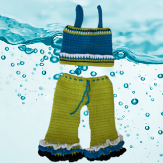 Ravelry: Girls ruffled pants, #78 pattern by DWC