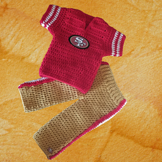 Ravelry: Football Jersey and Pants pattern by DWC