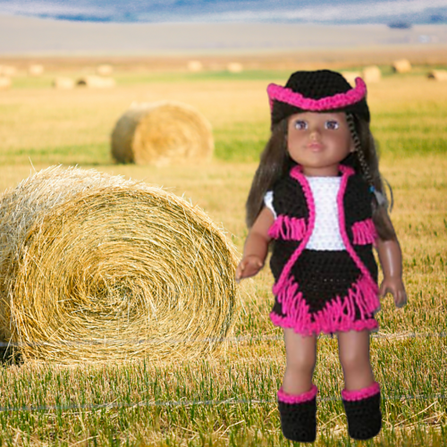 Ravelry: 18" doll cowboy outfit, #101 pattern by DWC