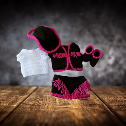 Ravelry: 18" doll cowboy outfit, #101 pattern by DWC