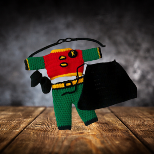 Ravelry: Superhero Robin Doll Costume, #107 pattern by DWC