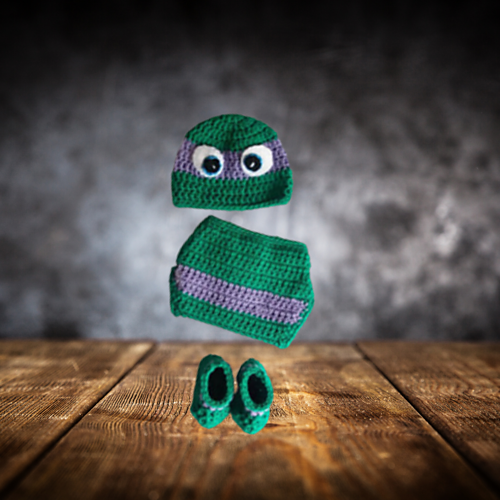 Ravelry: Ninja Turtle Diaper Set, #75 pattern by DWC