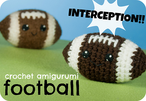 Ravelry: Crochet Amigurumi Football pattern by Lisa Eberhart