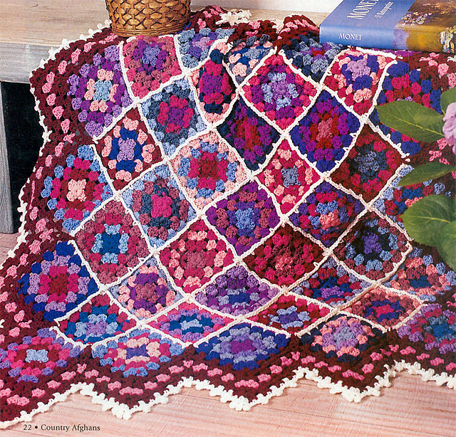 Ravelry: Diamond Granny Throw pattern by MarySally Smith