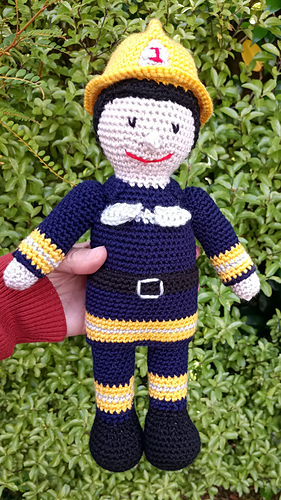 Ravelry: Crochet Fireman pattern by Jenny Ryan