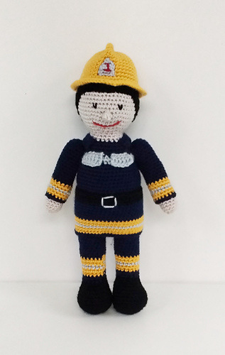 Ravelry: Crochet Fireman pattern by Jenny Ryan