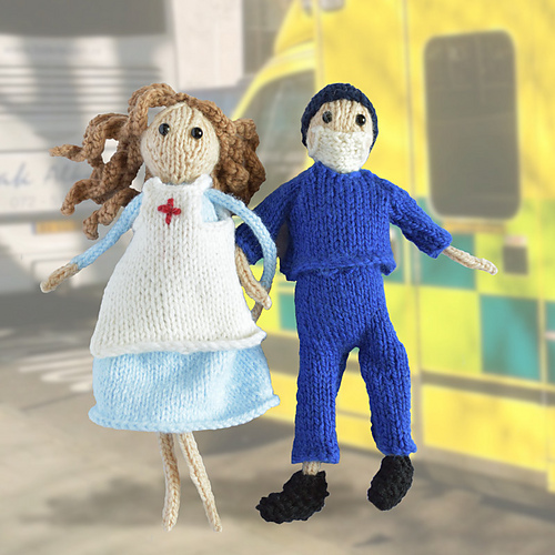 Ravelry: NHS Heroes - Nurse and Doctor pattern by Kerry Lucas