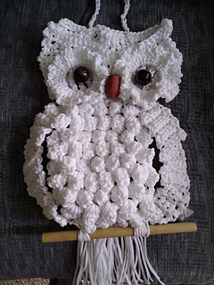 Ravelry: Crochet Owl Wall Hanging pattern by Lorraine Hurd