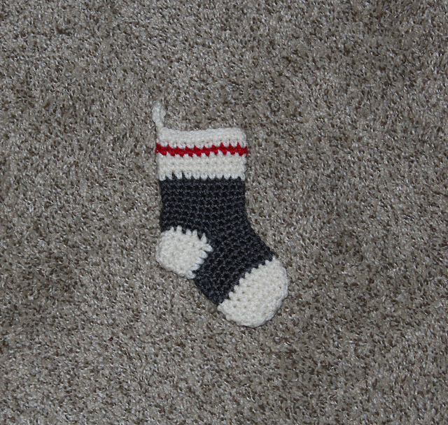 Ravelry: Mini Work Sock / Sock Monkey Stocking pattern by Jennifer Lynas