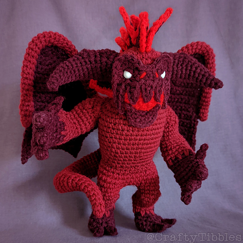 Ravelry: Flying Lava Demon pattern by CraftyTibbles