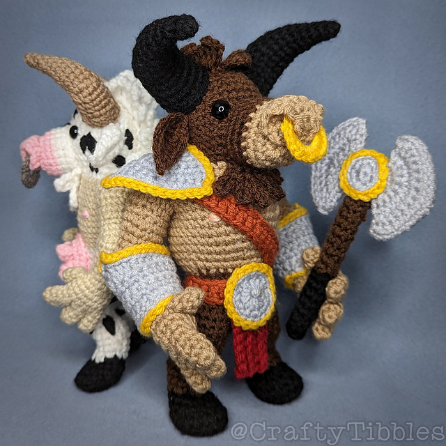 Ravelry: Minotaur DnD pattern by CraftyTibbles