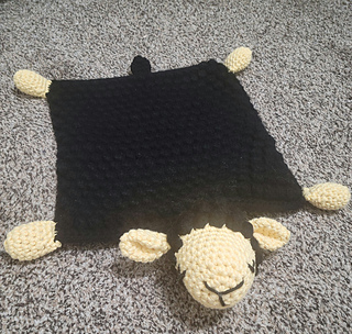 Ravelry: craftytinwhistler's Ollie the Lamb, lovey-size blanket (3 ...