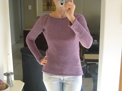 Ravelry: Purple Sweater pattern by Jenifer Stark