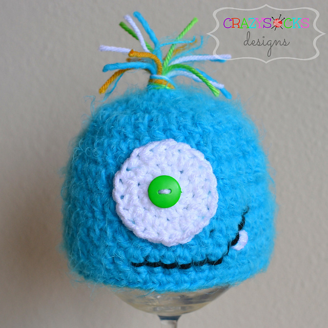 Ravelry: Fuzzy Monster Hat pattern by Danyel Pink