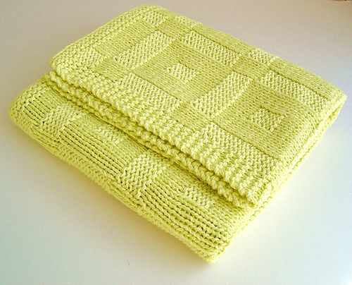 Ravelry: Geometric Pattern Blanket with Optional Lining pattern by ...