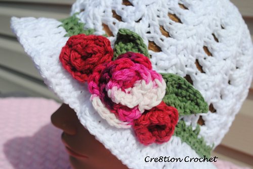 Ravelry: Adult Spring Hat with Spring Blossoms pattern by Lorene ...