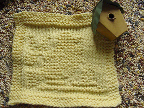 Ravelry: Songbird Dishcloth pattern by Karen Gielen