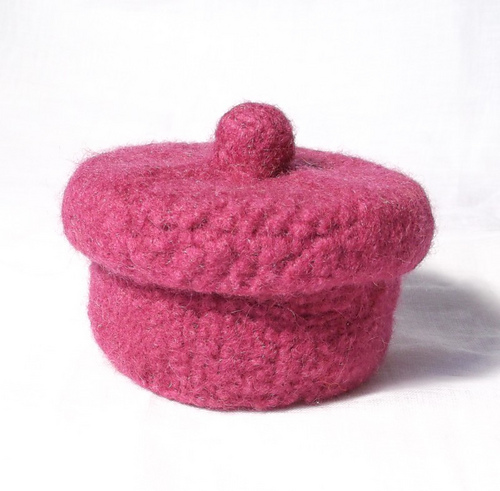 Ravelry: Felt Trinket Pot pattern by Claire Fairall Designs