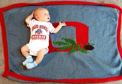 Ravelry: OSU Block O Chart pattern by Heather M. Brown