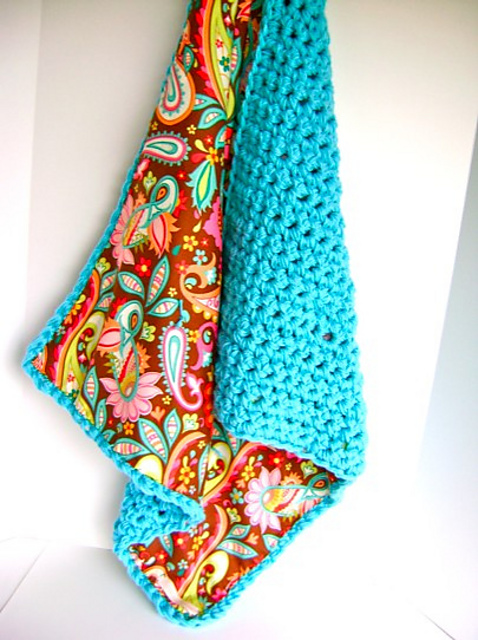 Ravelry: creativedesign's Crocheted Reversible Baby Blanket
