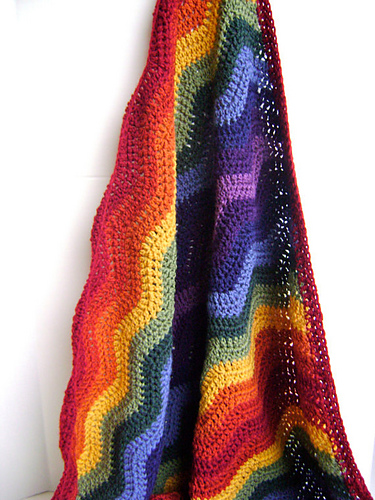 Ravelry: Rainbow Ripple pattern by Sheila Zachariae