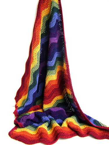 Ravelry: Rainbow Ripple pattern by Sheila Zachariae