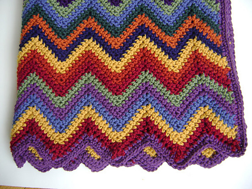 Ravelry: Chevron Ripple Baby Blanket pattern by Sheila Zachariae