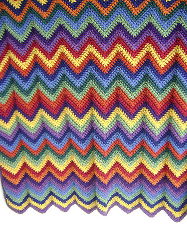 Ravelry: Chevron Ripple Baby Blanket pattern by Sheila Zachariae